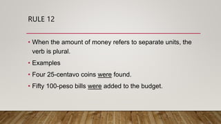 SUBJECT-VERB-AGREEMENT.pptx12345656556256529563 | PPT