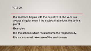 SUBJECT-VERB-AGREEMENT.pptx12345656556256529563 | PPT