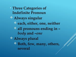 SUBJECT-VERB-AGREEMENT.English-Educational | PPT