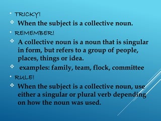 SUBJECT-VERB-AGREEMENT.English-Educational | PPTX