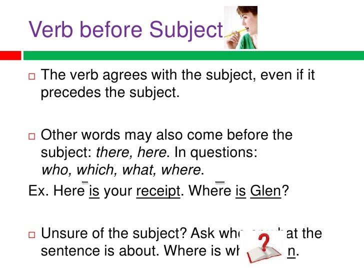 Subject Verb Agreement