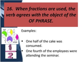 Subject verb agreement | PPTX