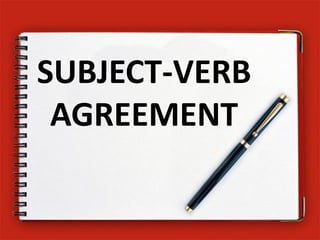 Lesson on Making Verbs Agree with the Subject | PPT