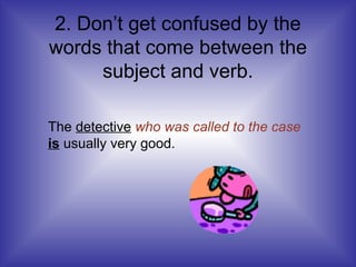 Subject-Verb Agreement (Elementary level) | PPT