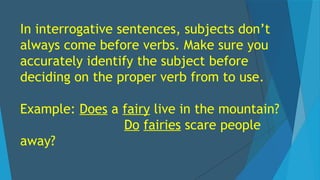 Subject-Verb Agreement Lesson Presentation.pptx