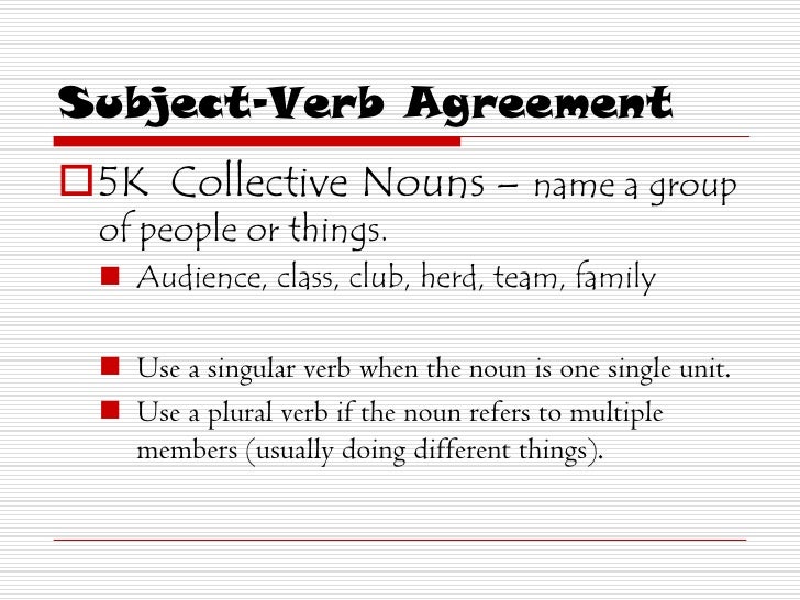 Subject Verb Agreement 2 Subject Verb Agreement 2
