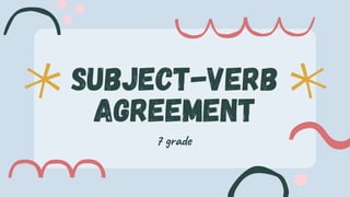 subject - verb agreement English grammar | PPT