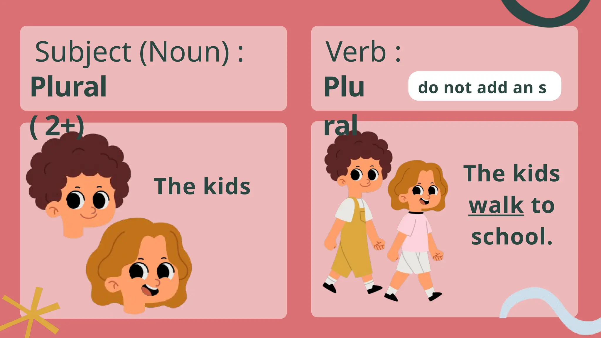 Subject-Verb Agreement Educational Presentation in Colorful Playful Style.pptx