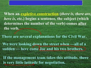 Subject-verb agreement (grammar) | PPS