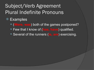 subject-verb_powerpoint.ppt many example | PPT