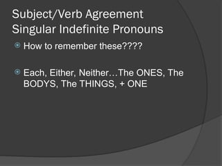 subject-verb_powerpoint.ppt many example | PPT