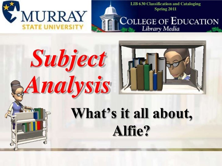 Subject Analysis subject-analysis
