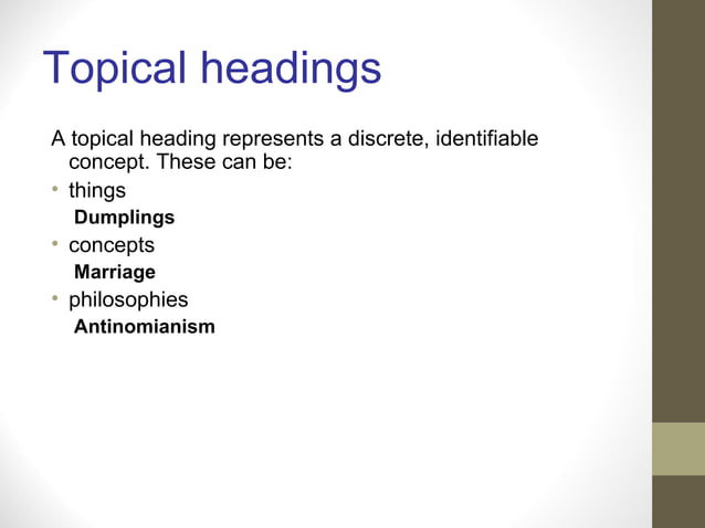 Subject analysis, structure and syntax of lcsh | PPT