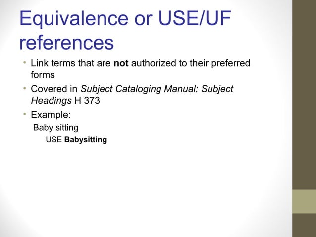 Subject analysis, structure and syntax of lcsh | PPT