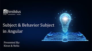 Subject and Behavior Subject in Angular | PDF | Computing | Technology & Computing
