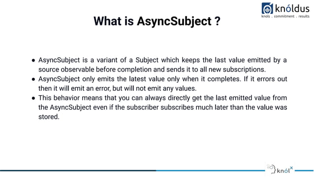 Subject And Behavior Subject In Angular Ppt