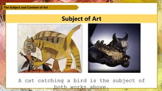 Art Appreciation: Subject and Content ; Kinds and Sources of Subjects ...