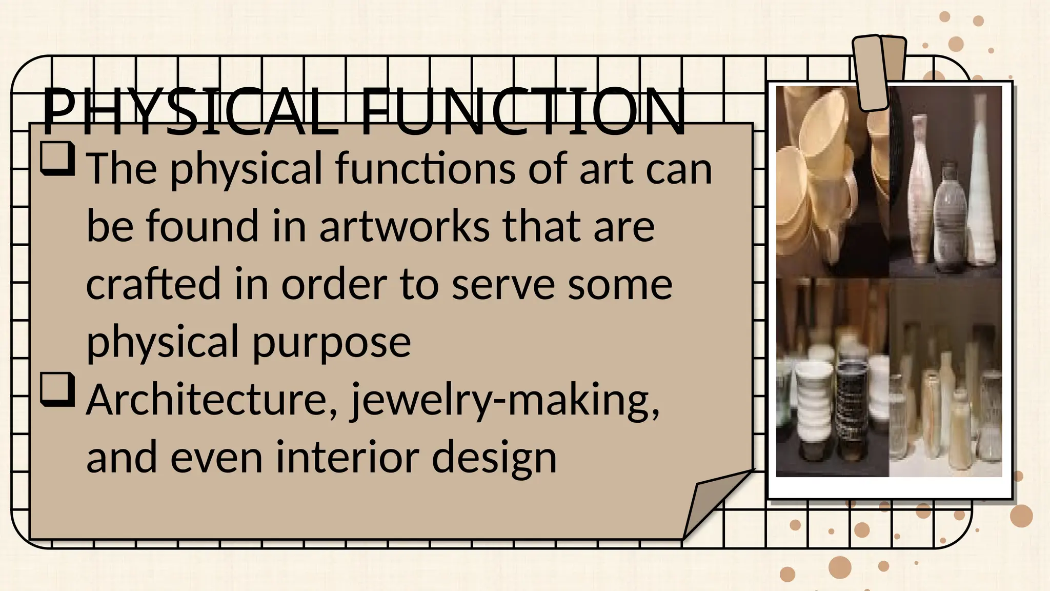 Subject and content of art, functions of arts | PPTX