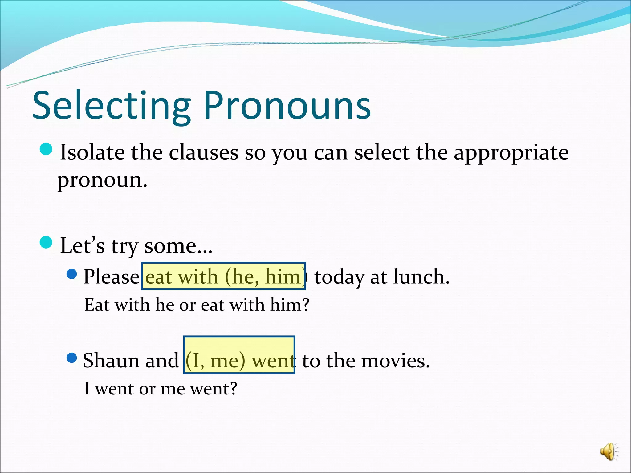 Subject and Object pronouns | PPT