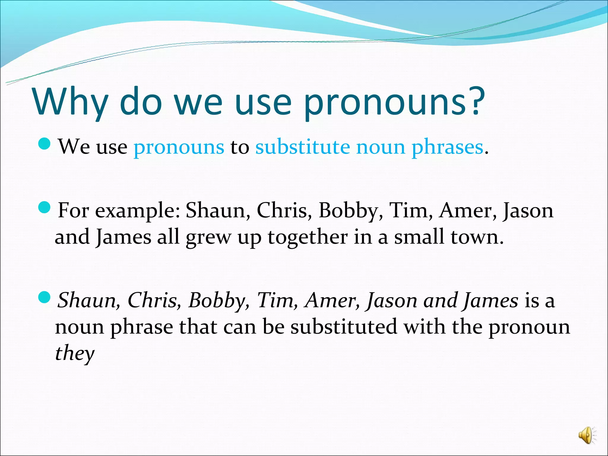 Subject and Object pronouns | PPT