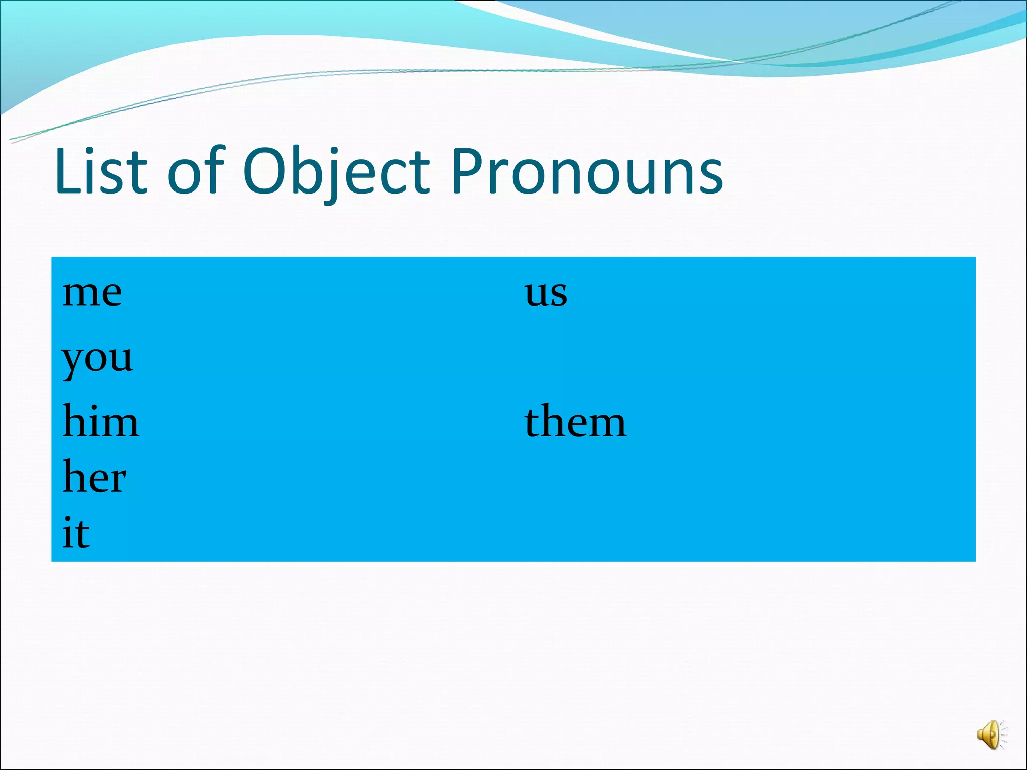 Subject and Object pronouns | PPT