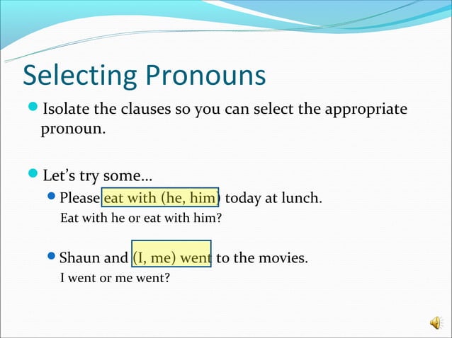 Subject and Object pronouns | PPT | Education