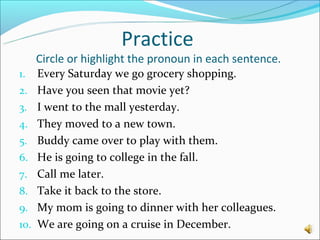 Subject and Object pronouns | PPT