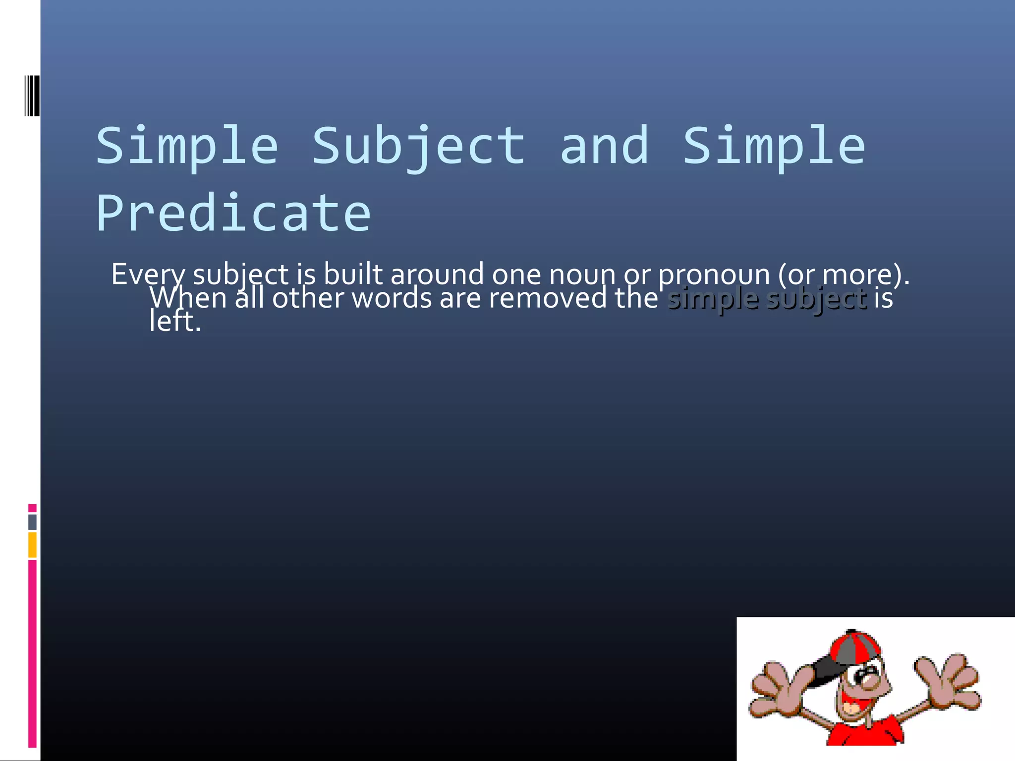 Subjectandpredicate powerpoint | PDF | Chemistry | Science