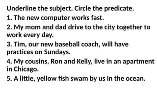 Lesson in English Subject and Predicate.pptx