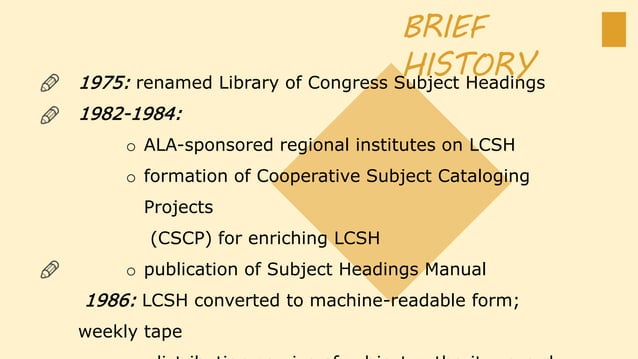 Subject cataloging | PPT