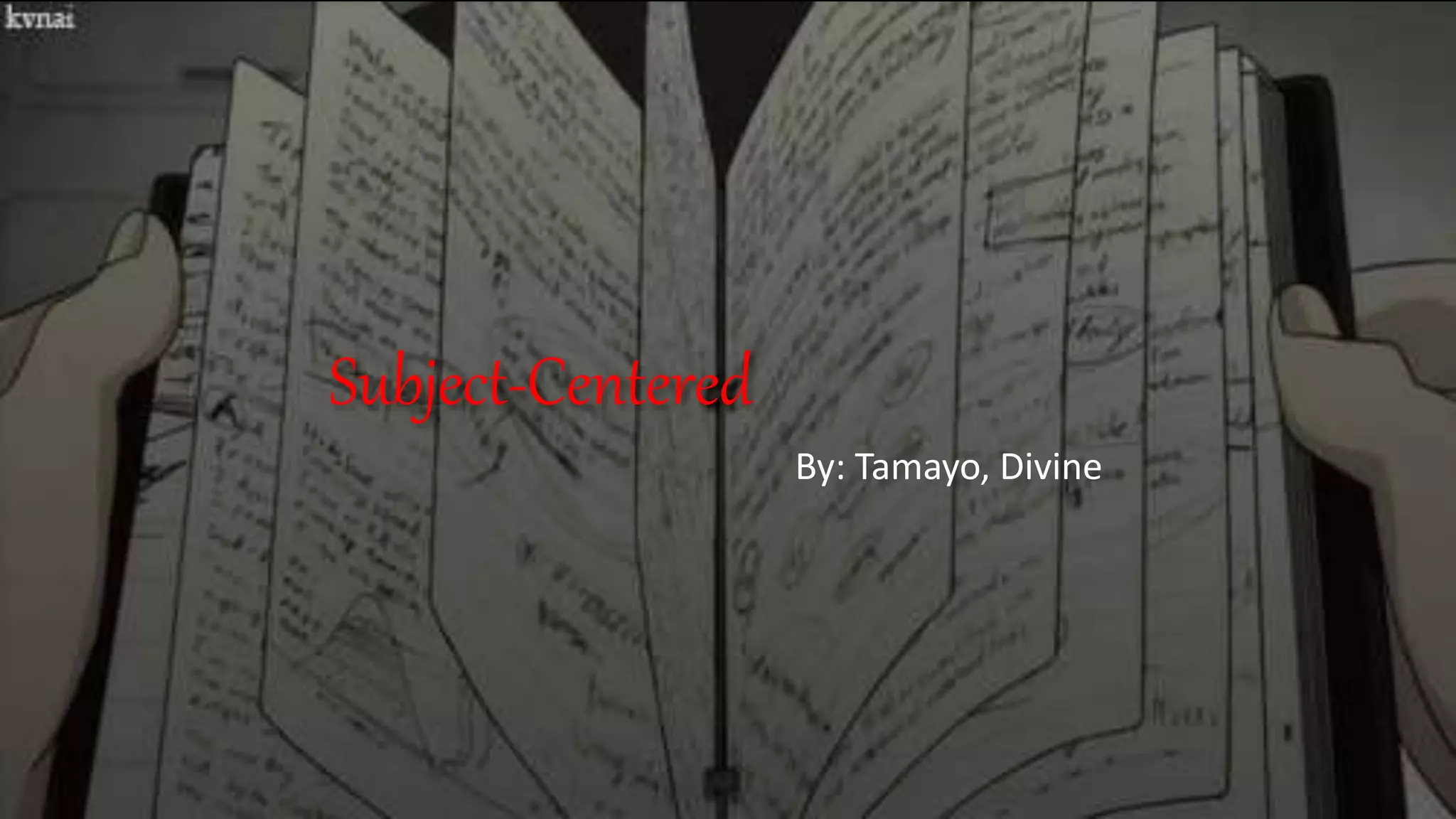 Subject centered | PPTX