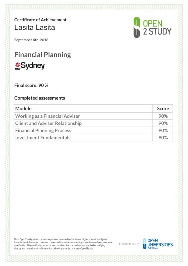 FINANCIAL PLANNING | PDF