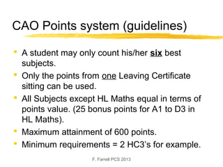 Subject Choice PCS | PPT