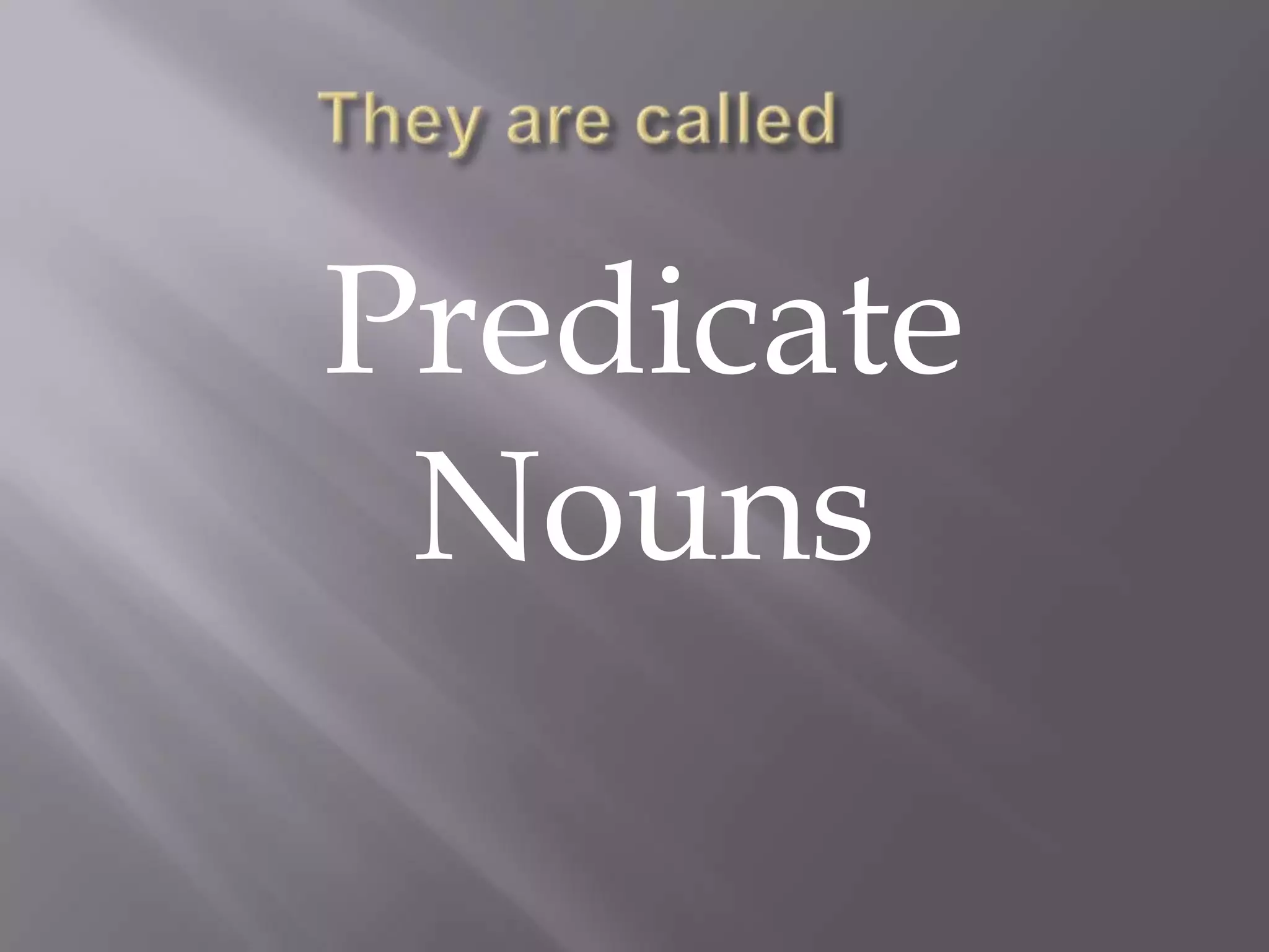 Subject complements | PPTX