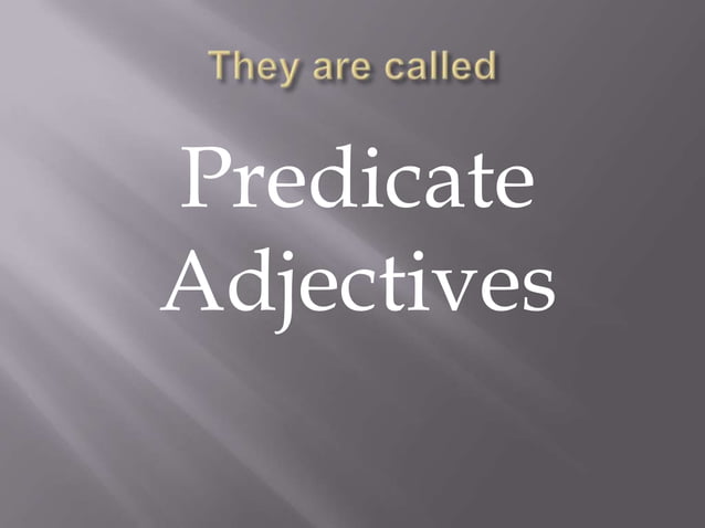 Subject complements | PPTX