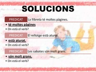 Subjecte i predicat | PPT