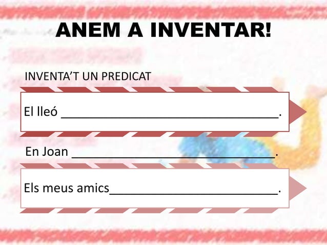 Subjecte i predicat | PPT