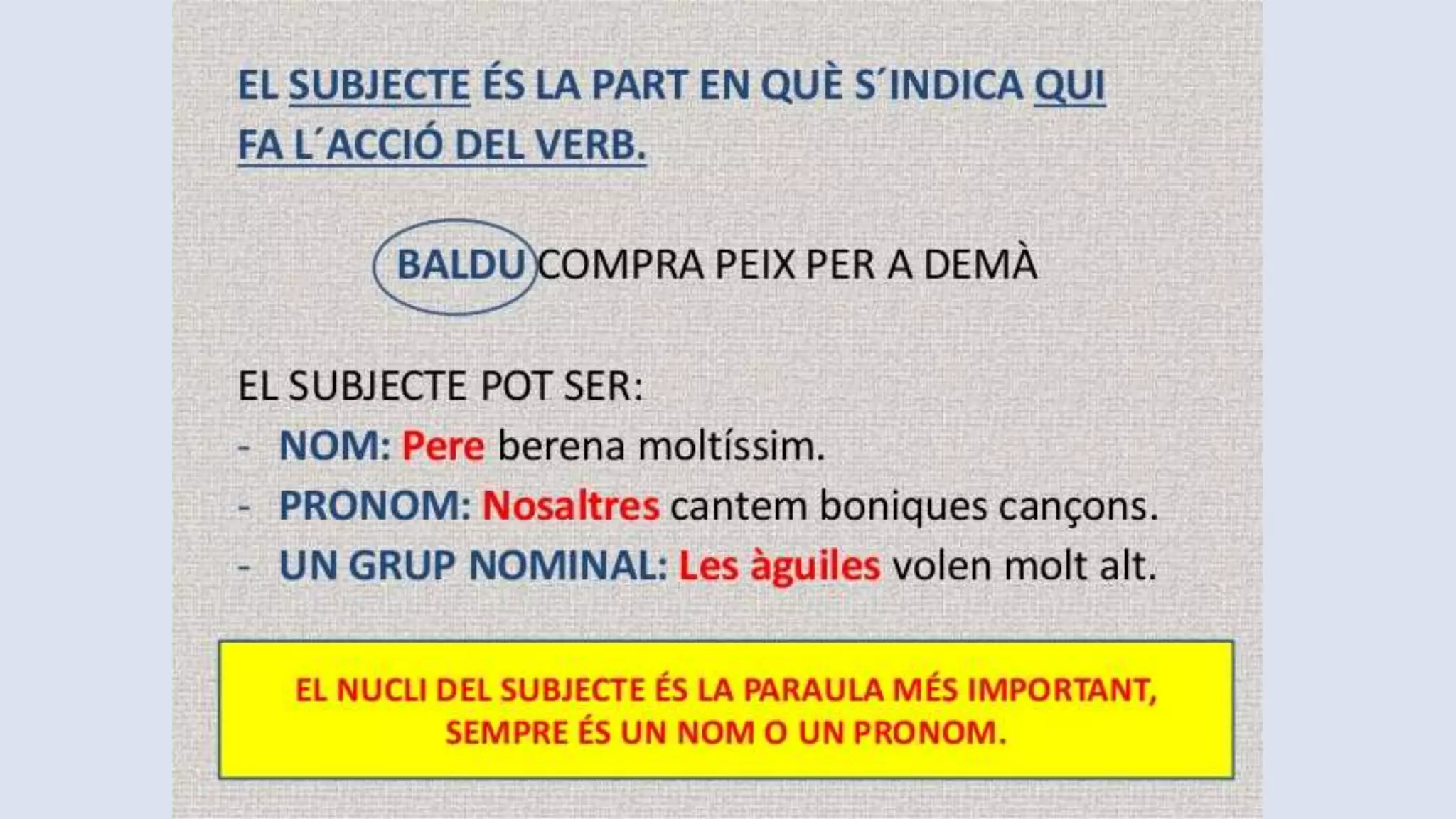 Subjecte i predicat | PPTX