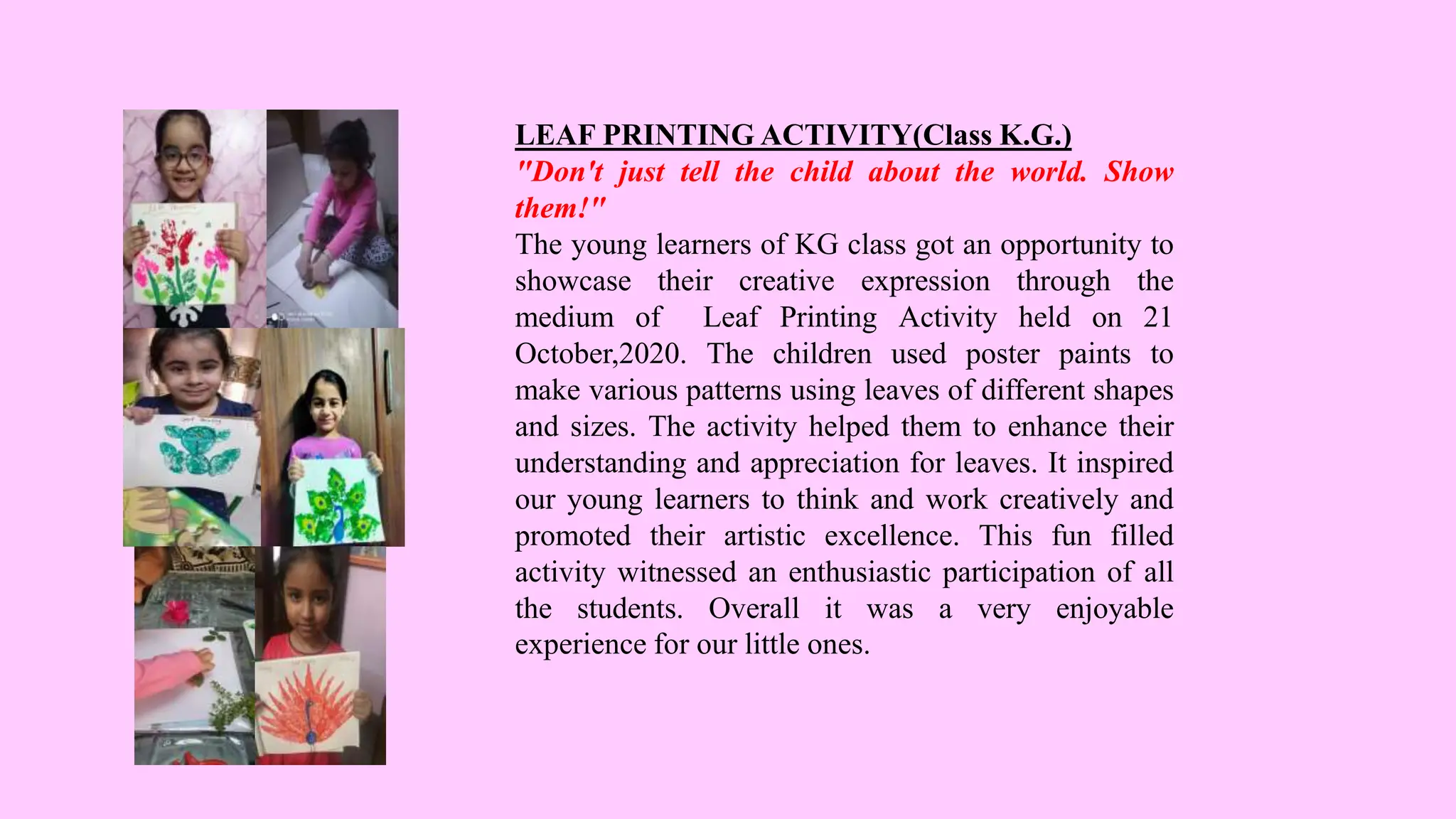 SUBJECT ENRICHMENT ACTIVITIES BY MJKPS SCHOOL | PPTX