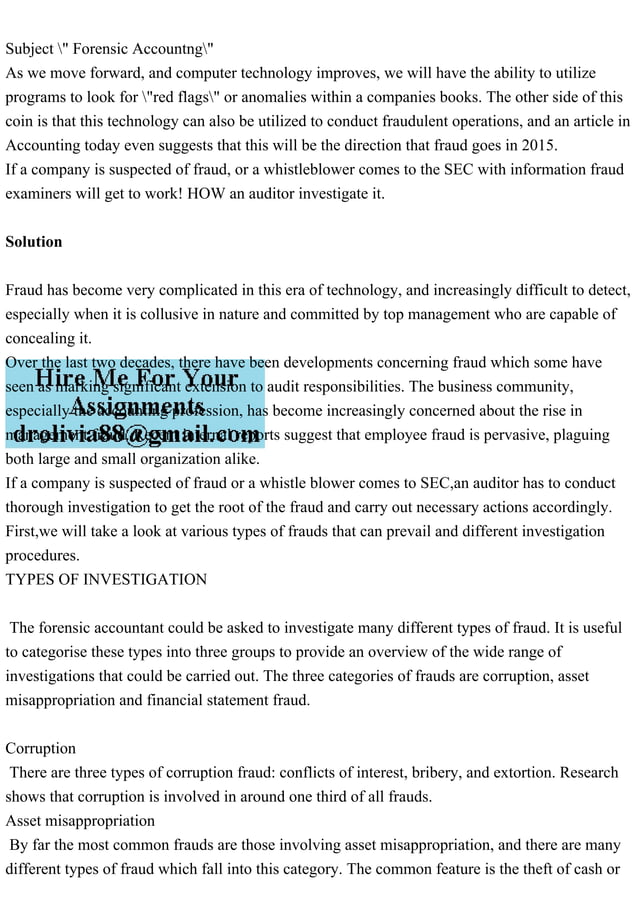 Subject Forensic AccountngAs we move forward, and computer te.pdf