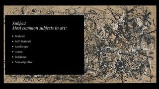 Art Appreciation - Subject, Form, and Content | PDF