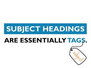 Subject Headings | PPT