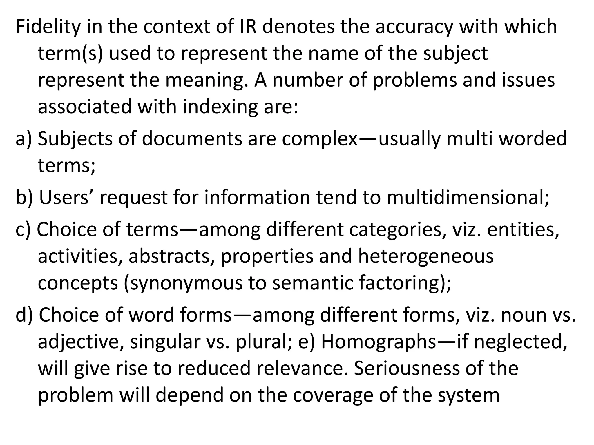 Subject Indexing & Techniques | PPTX