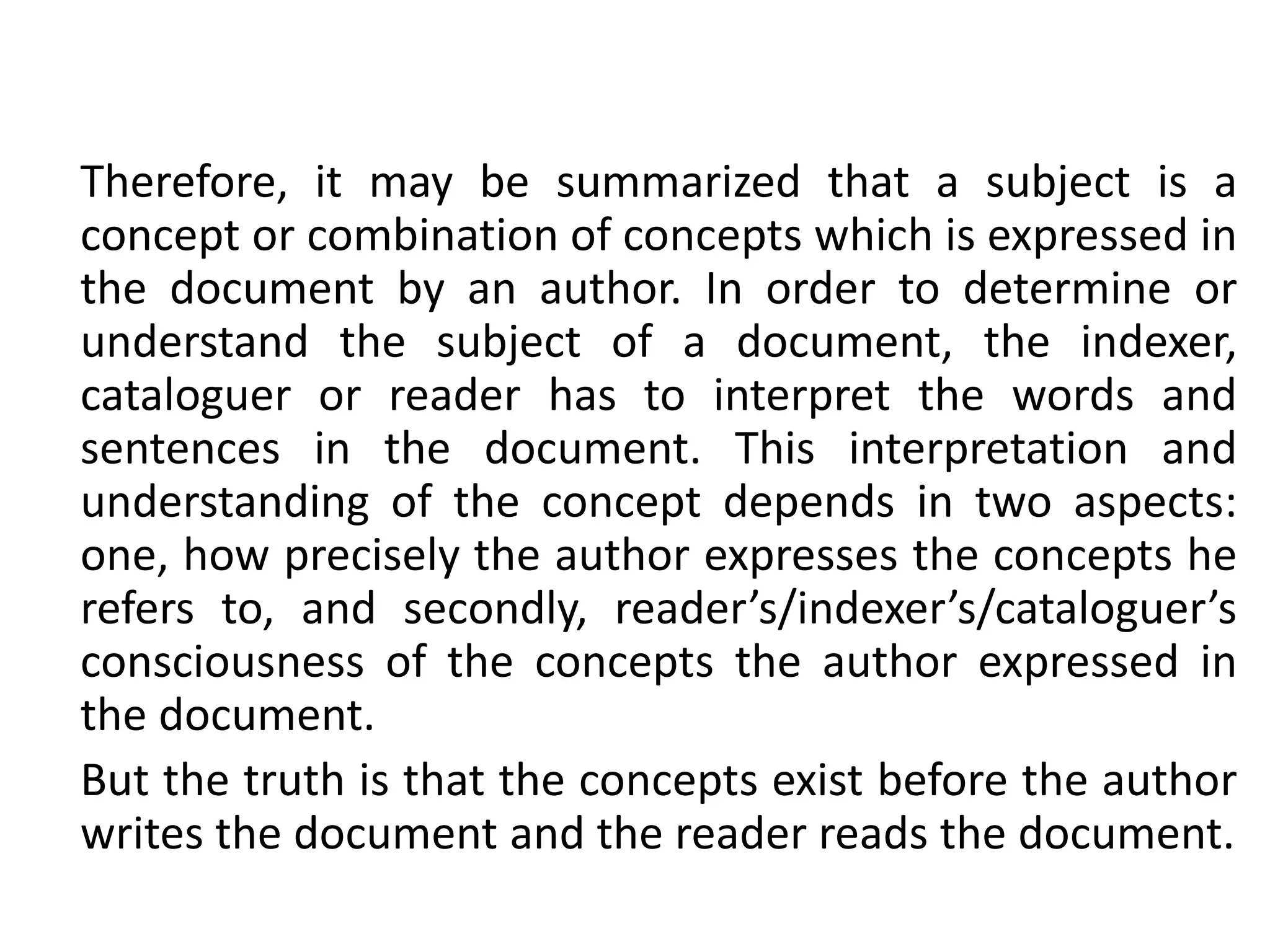 Subject Indexing And Techniques Pptx Desktop Publishing Computer