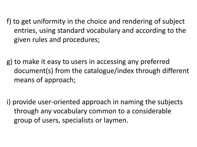 Subject Indexing & Techniques | PPTX | Desktop Publishing | Computer ...