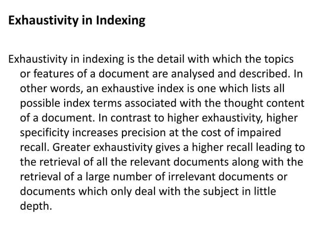 Subject Indexing & Techniques | PPTX | Desktop Publishing | Computer ...