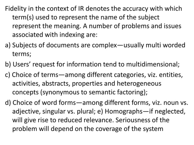 Subject Indexing And Techniques Pptx Desktop Publishing Computer
