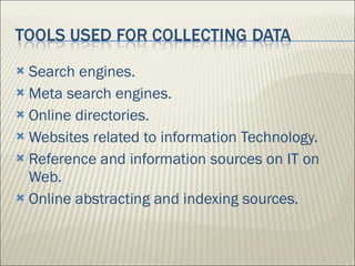 Subject information gateway in information technology (sigit) an ...