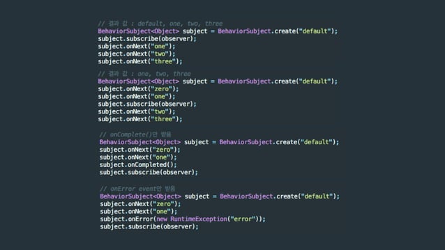 Subject in RxJava | PPT
