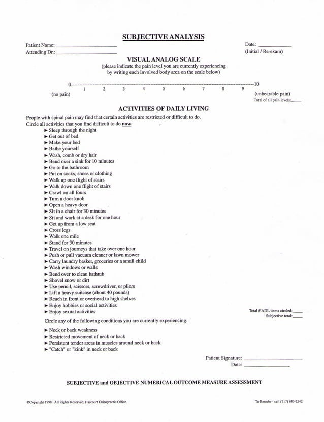 Subjective analysis | PDF